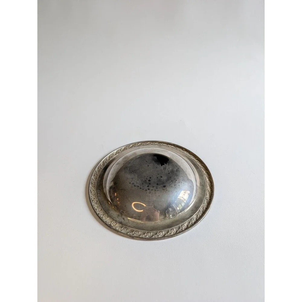 Wm Rogers | Dining | Vintage Wm Rogers Silver Plated Round Candy Nut ...
